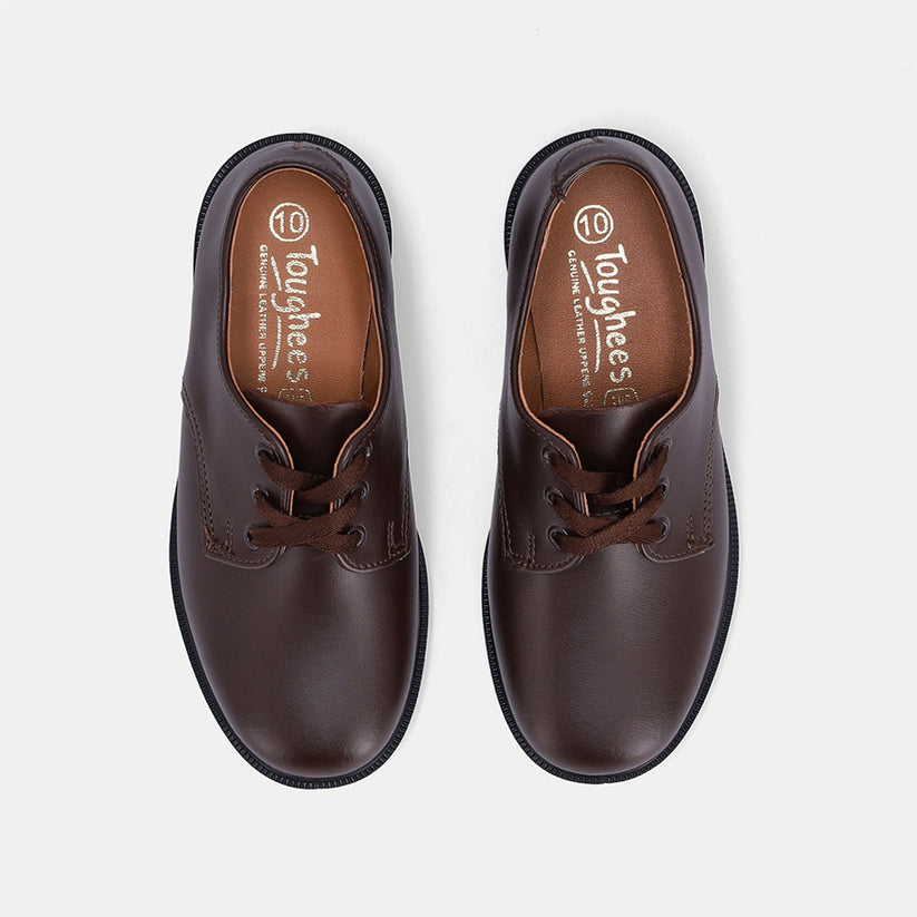 Hank Younger Kids Lace Up School Shoe - Brown – Bata Official Website