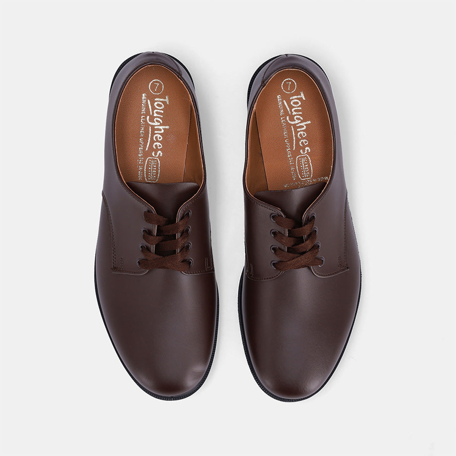Hank Adult Lace Up School Shoe - Brown – Bata Official Website
